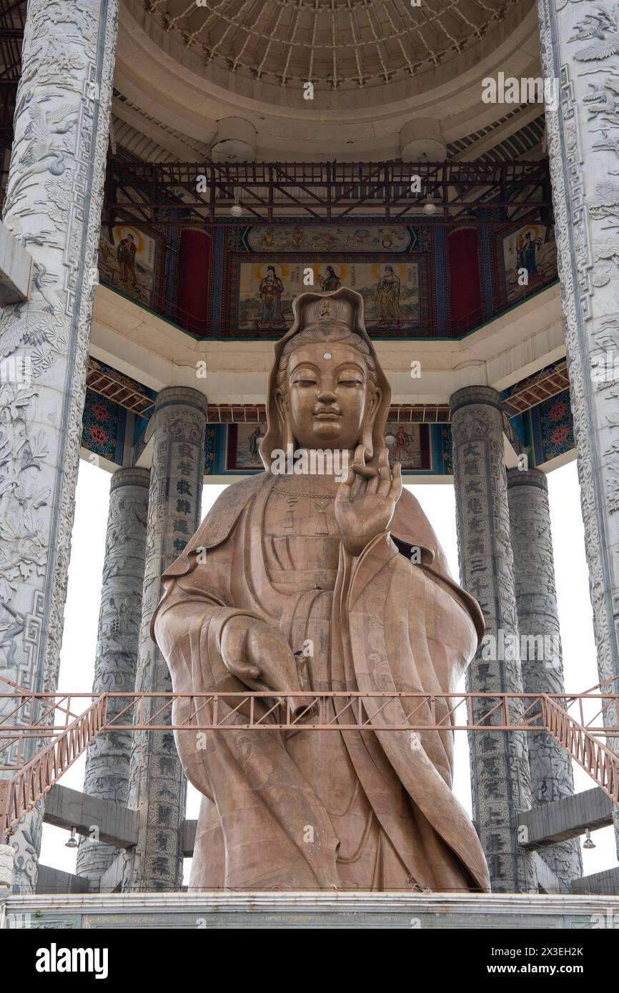 The Buddha Statue of the Chinese Buddhist Temple Kek Lok Si to the City ...