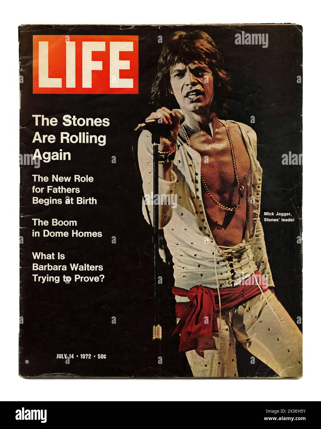 The Stones Are Rolling Again - LIFE magazine 1972 - Vintage music label ...