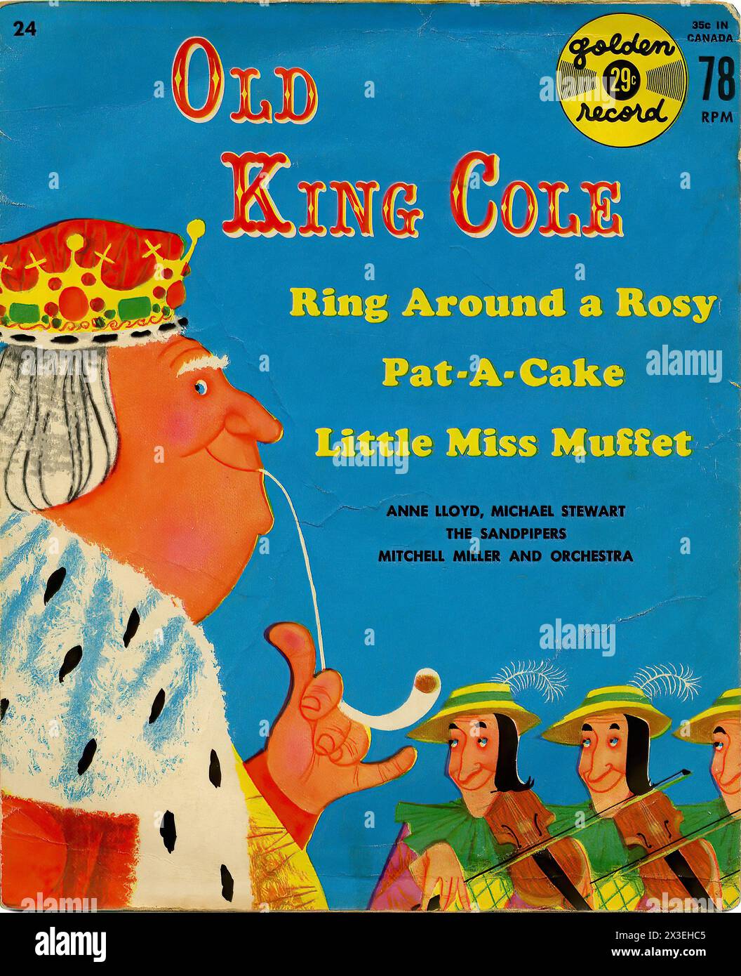 Old King Cole - Vintage american illustrated publication cover Stock Photo - Alamy