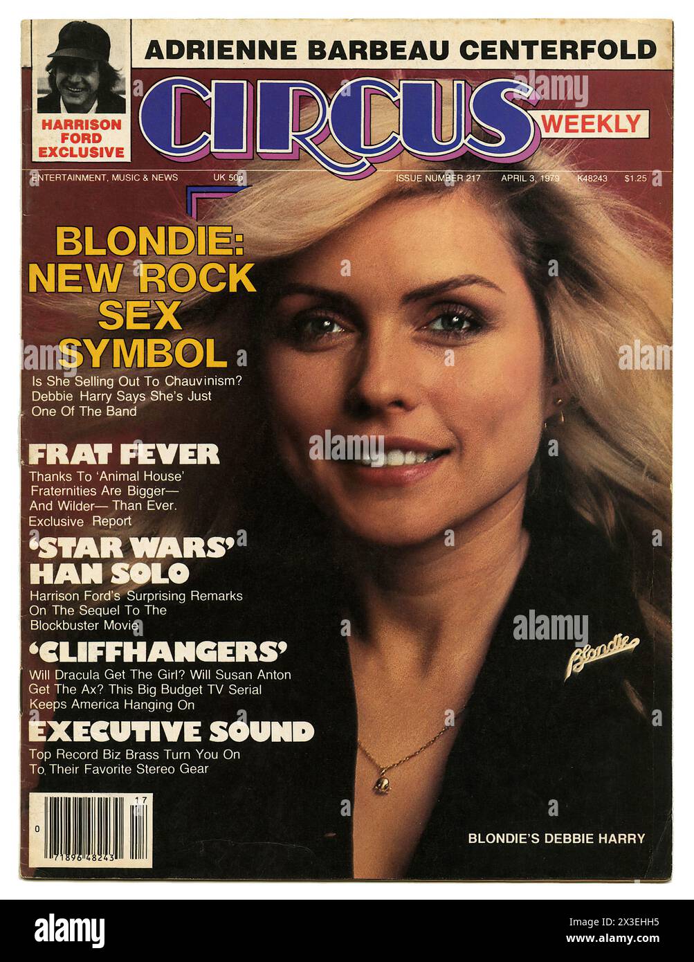 Circus. April 3, 1979 - Blondie - Vintage magazine cover Stock Photo ...