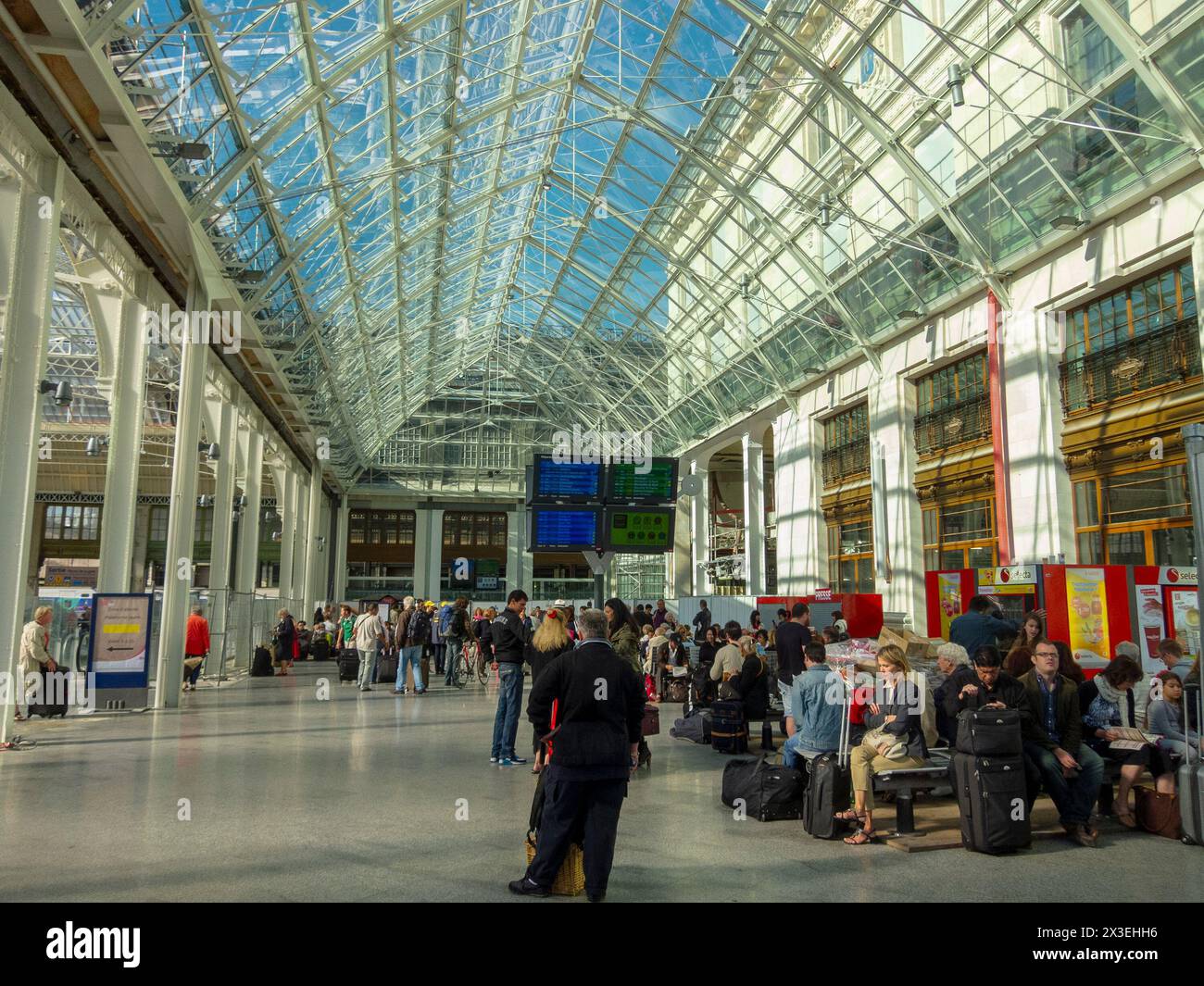 Paris, France, Construction Site, Renovation Train Station, Gare de ...