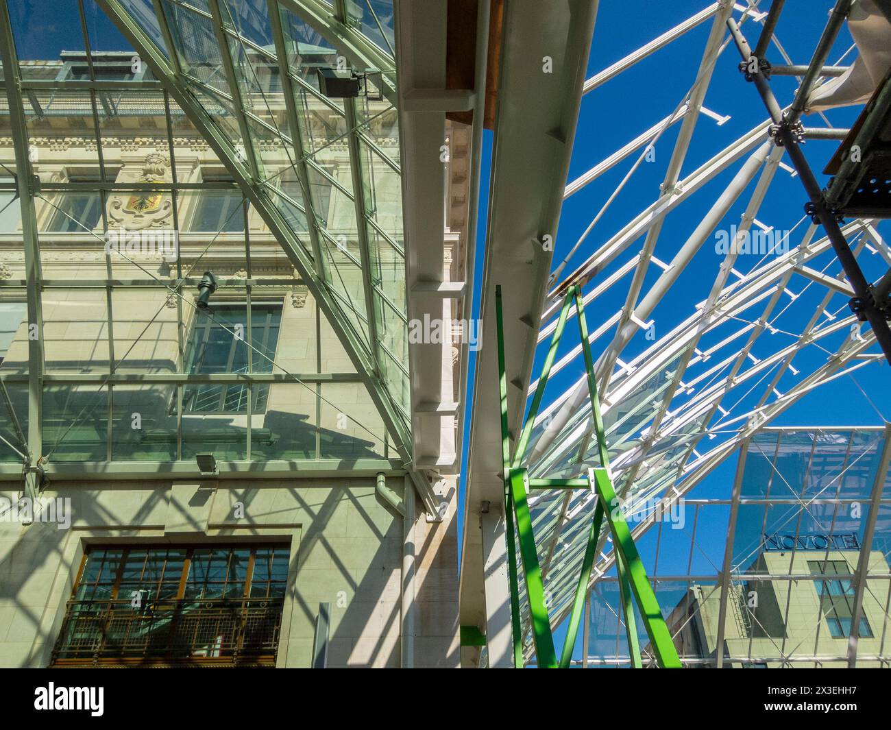 Paris, France, Construction Site, Renovation Train Station, Gare de ...