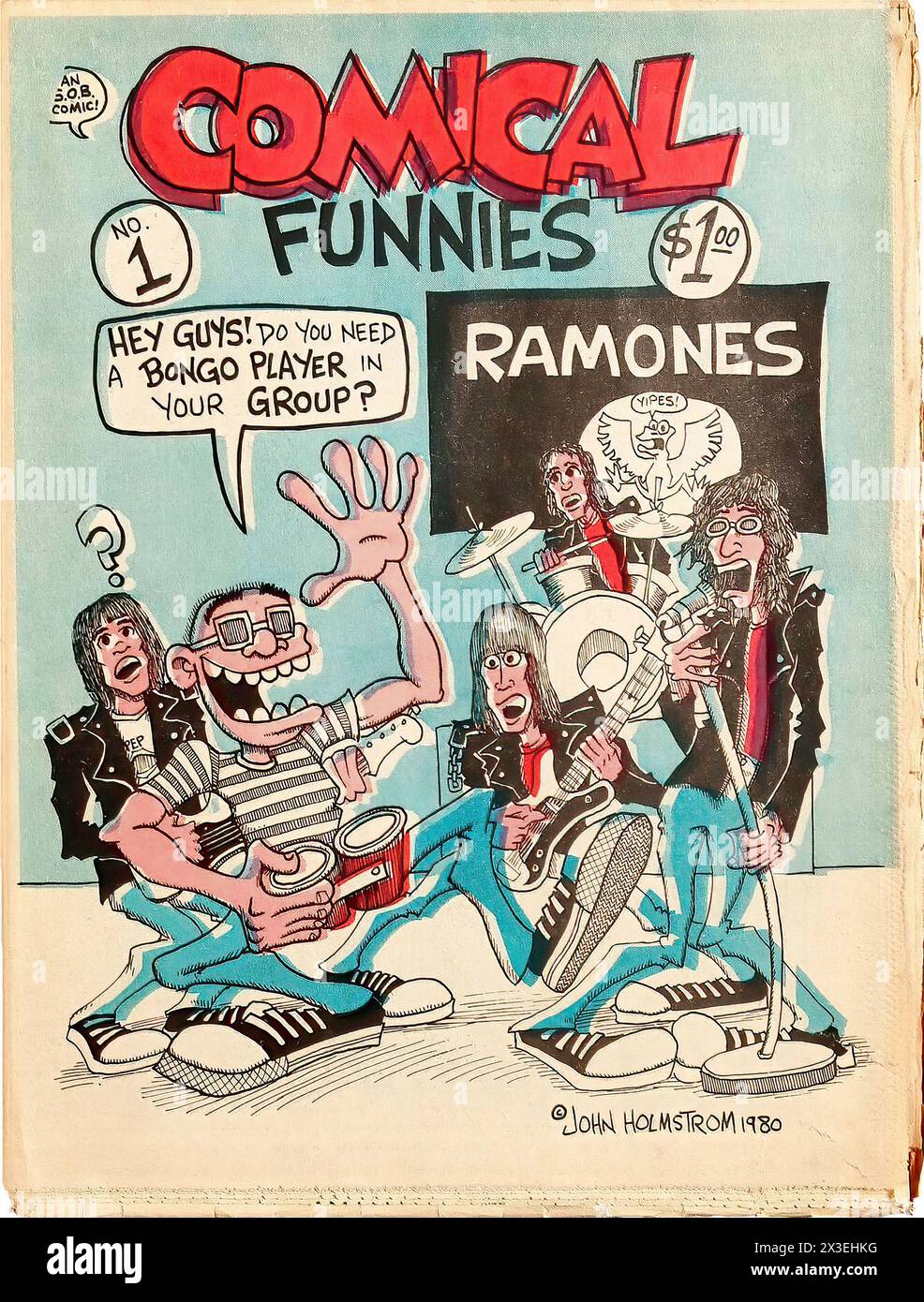 Comical Funnies - Vintage american illustrated publication cover Stock ...
