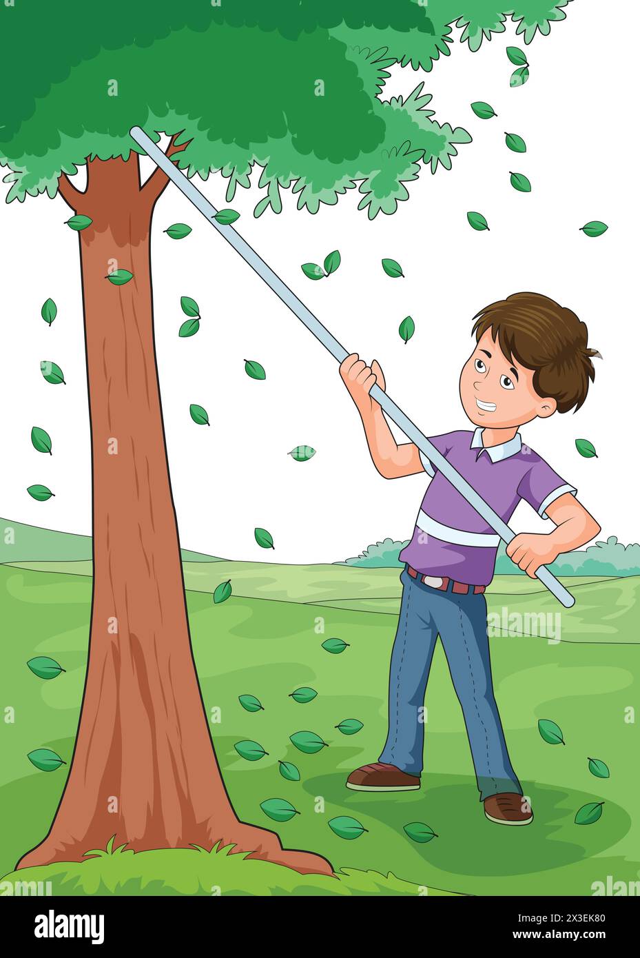 Shedding leaves Stock Vector Images - Alamy