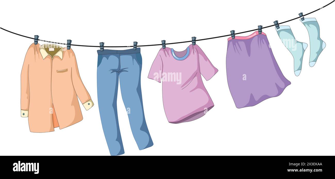 Design of clothes Stock Vector Images - Alamy