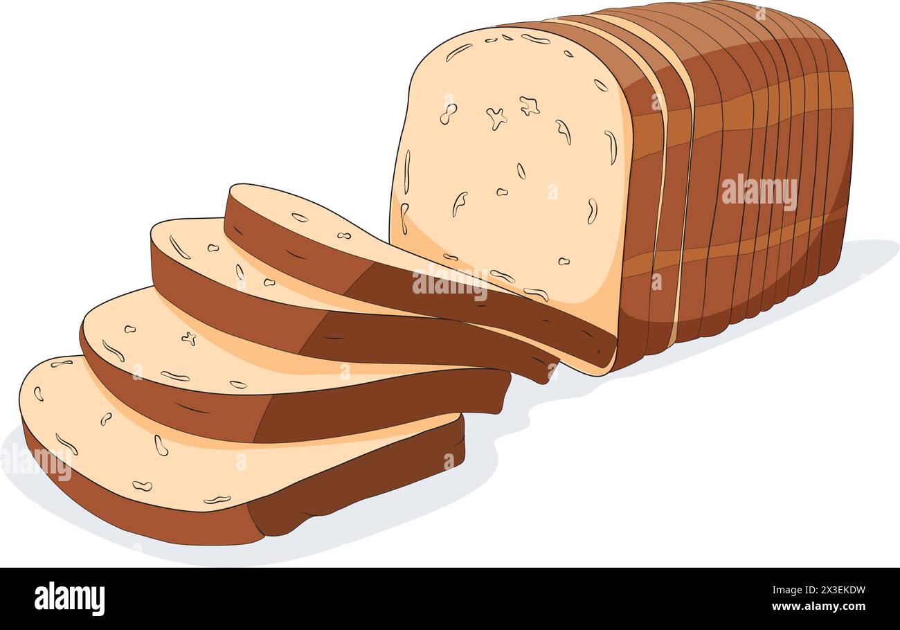 Bread vector illustration Stock Vector Image & Art - Alamy