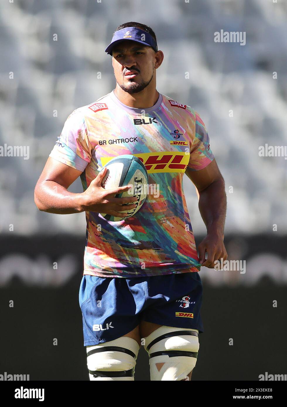 CAPE TOWN, SOUTH AFRICA - APRIL 26: DHL Stormers captain Salmaan Moerat ...