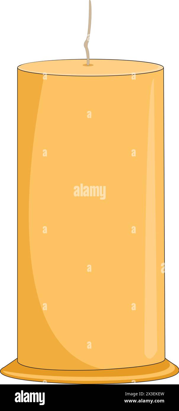 Candle vector illustration Stock Vector Image & Art - Alamy