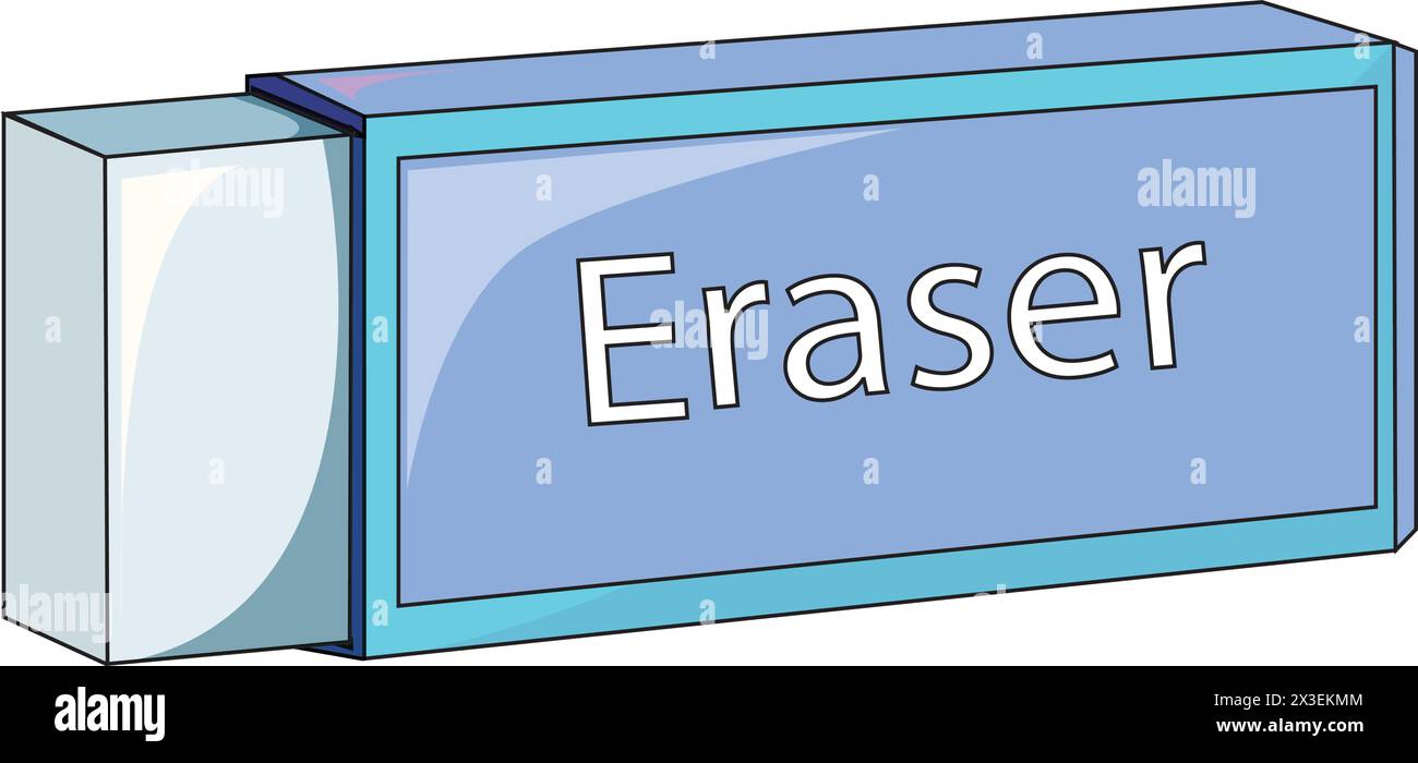 Eraser vector illustration Stock Vector Image & Art - Alamy