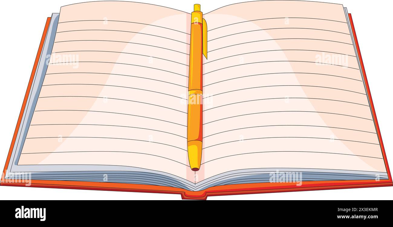 Copy and pencil vector illustration Stock Vector Image & Art - Alamy