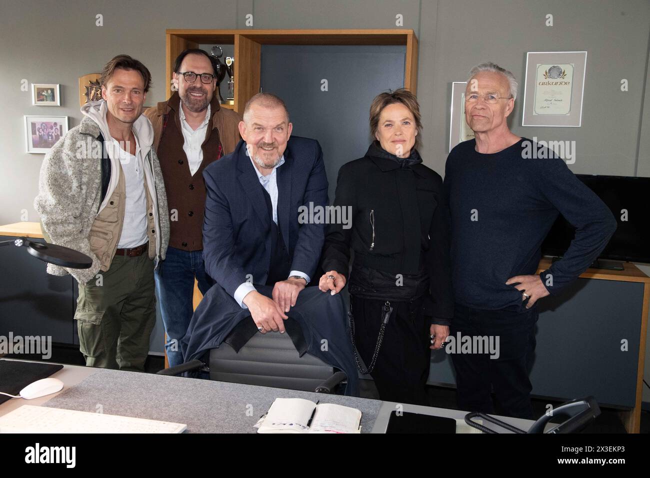 Von links Schauspieler Andreas PIETSCHMANN, Schauspieler Thomas LOIBL ...