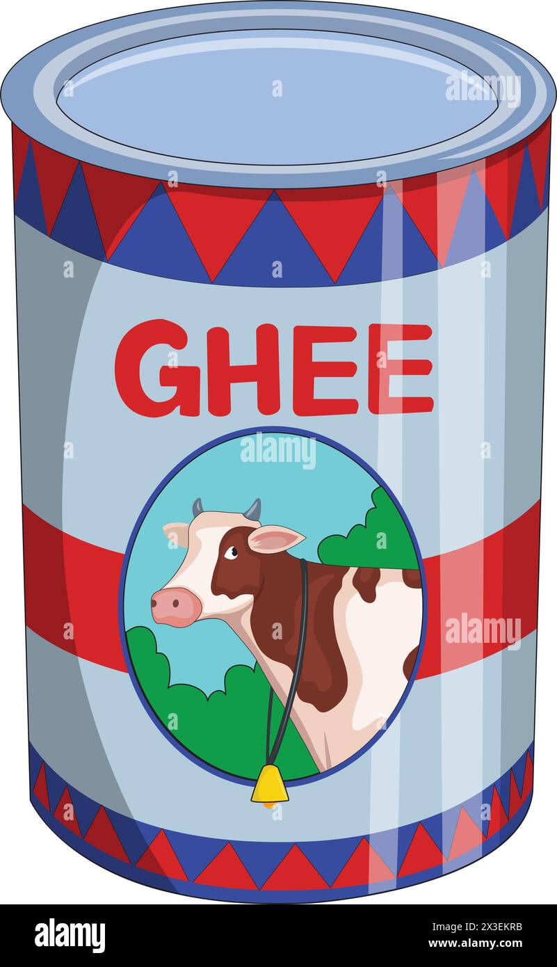 Ghee vector illustration Stock Vector Image & Art - Alamy