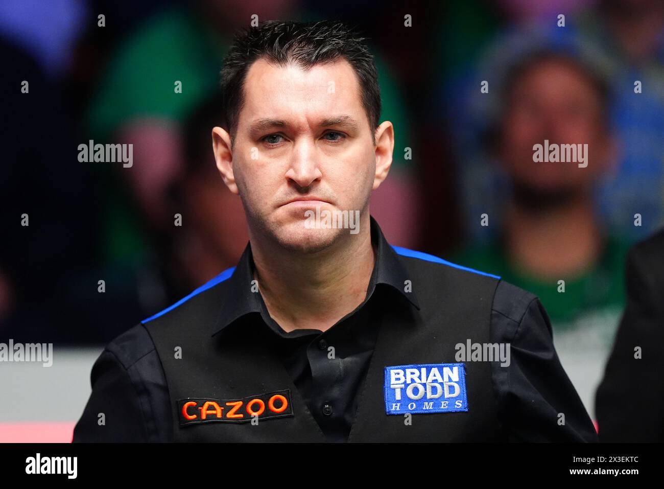 Tom Ford during his match against Judd Trump (not pictured) on day ...