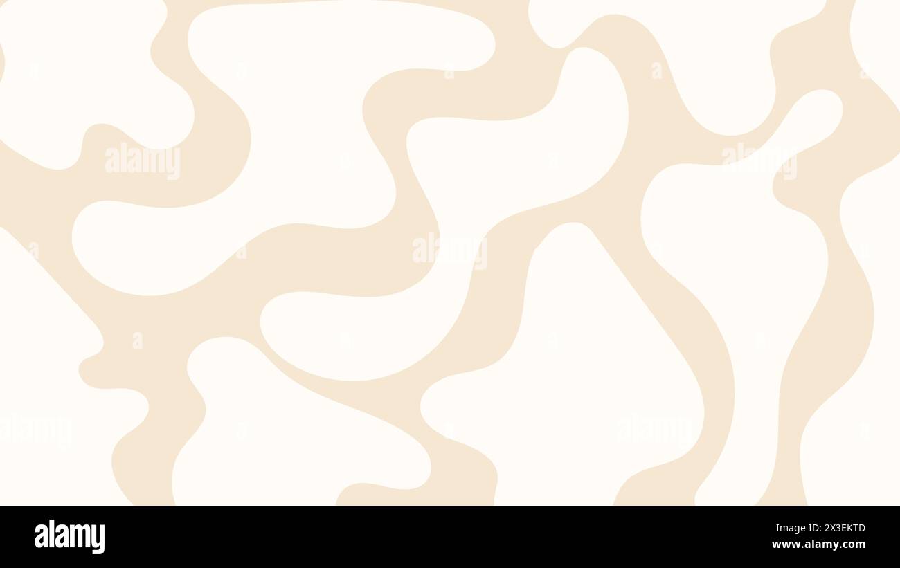 Abstract groove background in light beige color. Hand drawn organic ...