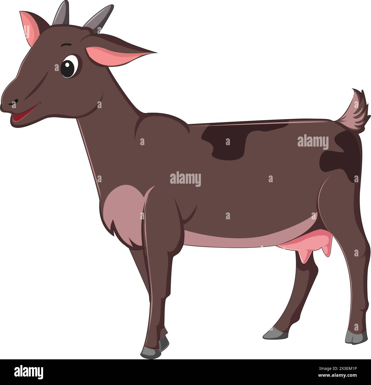 Goat vector illustration Stock Vector Image & Art - Alamy