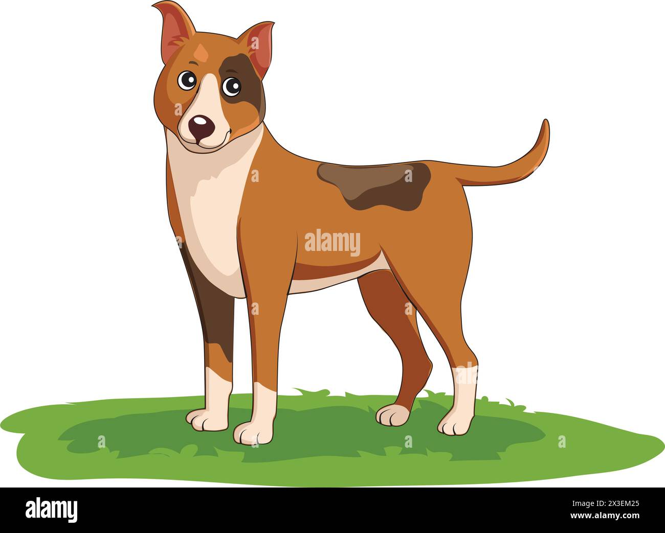 Dog Isolated Graphic Vector Illustration Stock Vector Image & Art - Alamy
