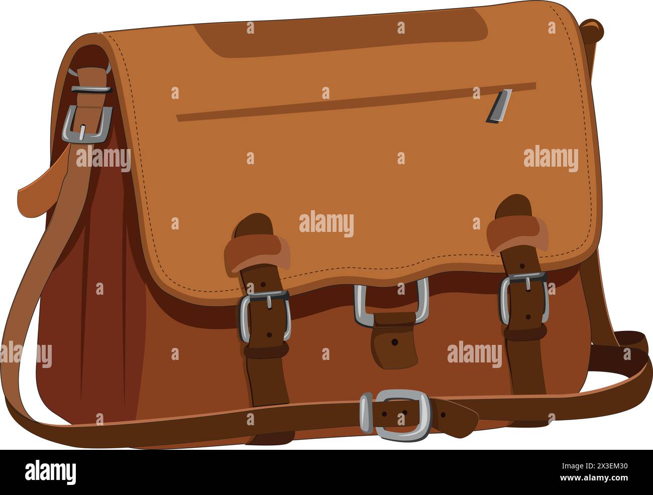 Leather bag vector illustration Stock Vector Image & Art - Alamy