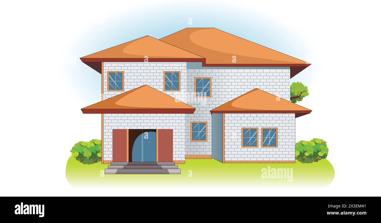 House vector illustration Stock Vector Image & Art - Alamy