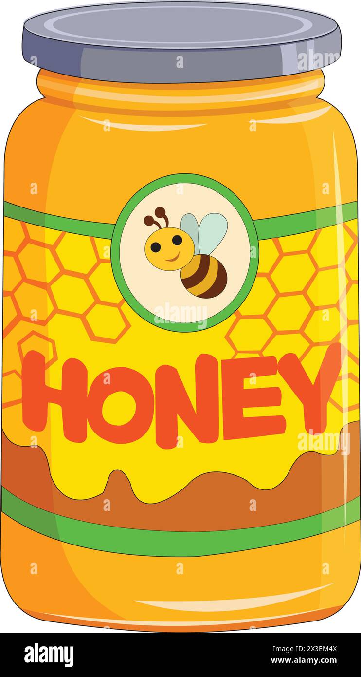Honey vector illustration Stock Vector Image & Art - Alamy