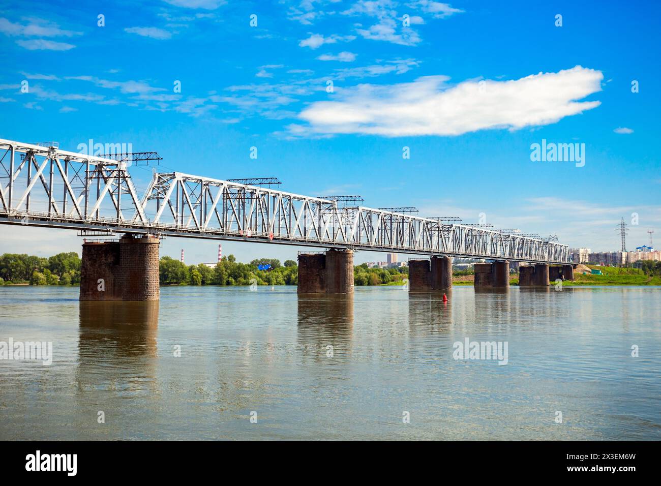 The Novosibirsk Rail Bridge is a railway bridge located at the ...