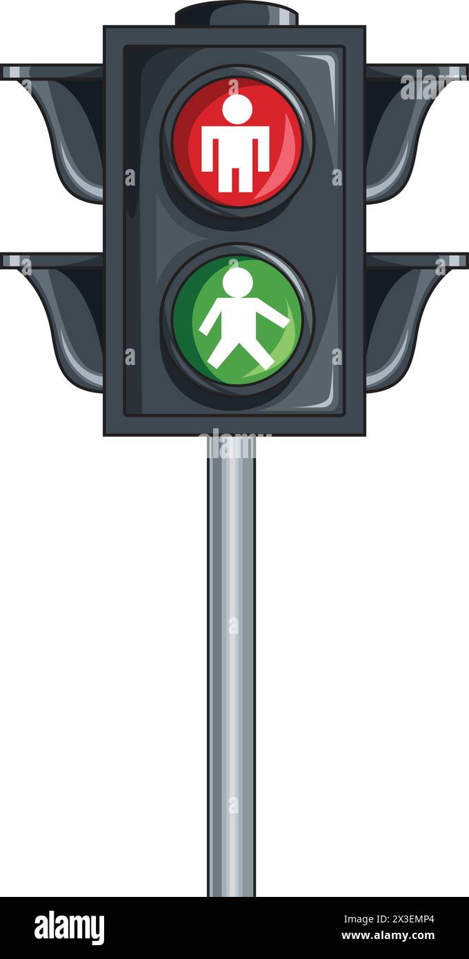 Pedestrian city traffic Stock Vector Images - Alamy