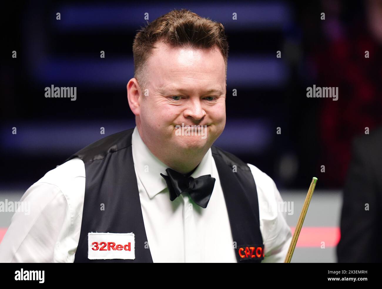 Shaun Murphy during his match against Stephen Maguire (not pictured) on ...
