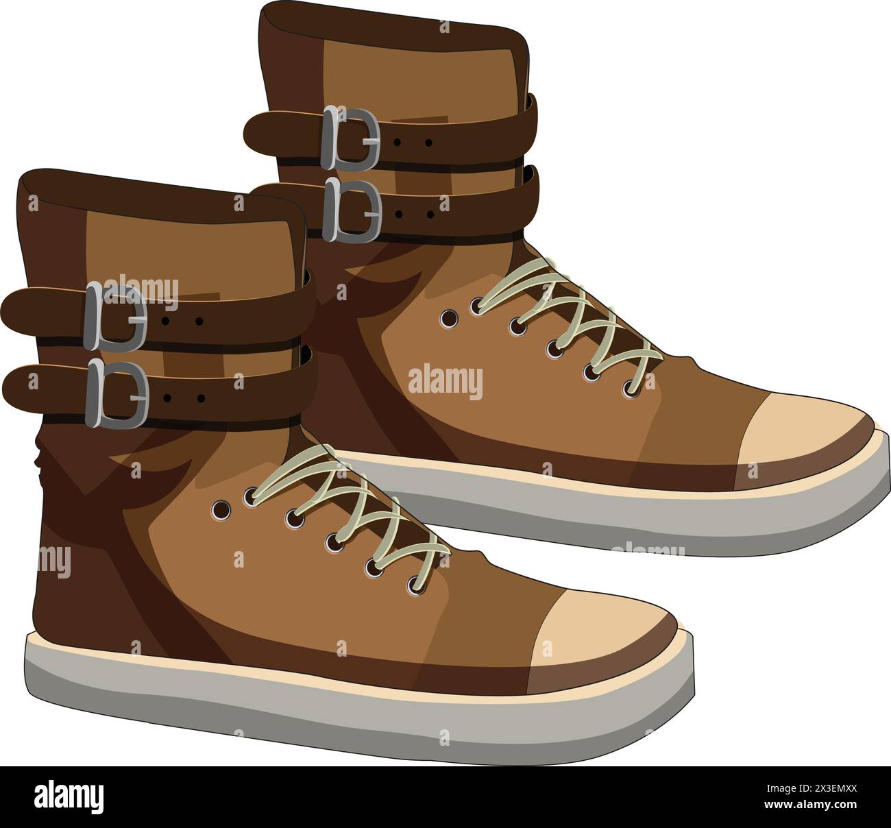 Fitness sneakers shoes training Stock Vector Images - Alamy