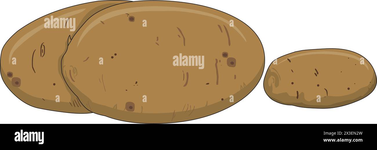 potatoes vector illustration Stock Vector Image & Art - Alamy