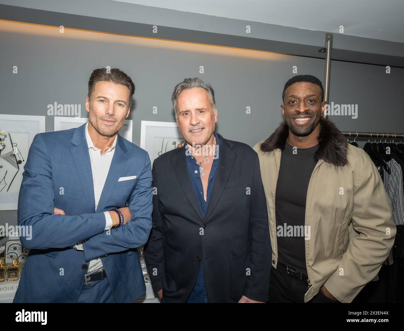 Alex Lundqvist, Scott Buccheit and Naeem Delbridge attends Frederick ...