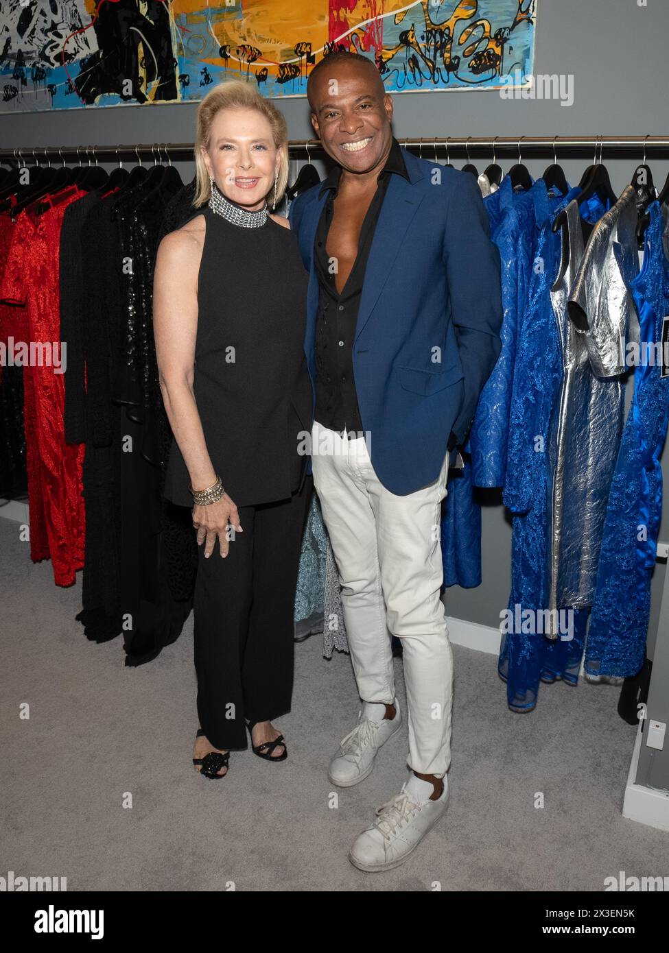 Pamela Morgan and Frederick Anderson attends Frederick Anderson ...