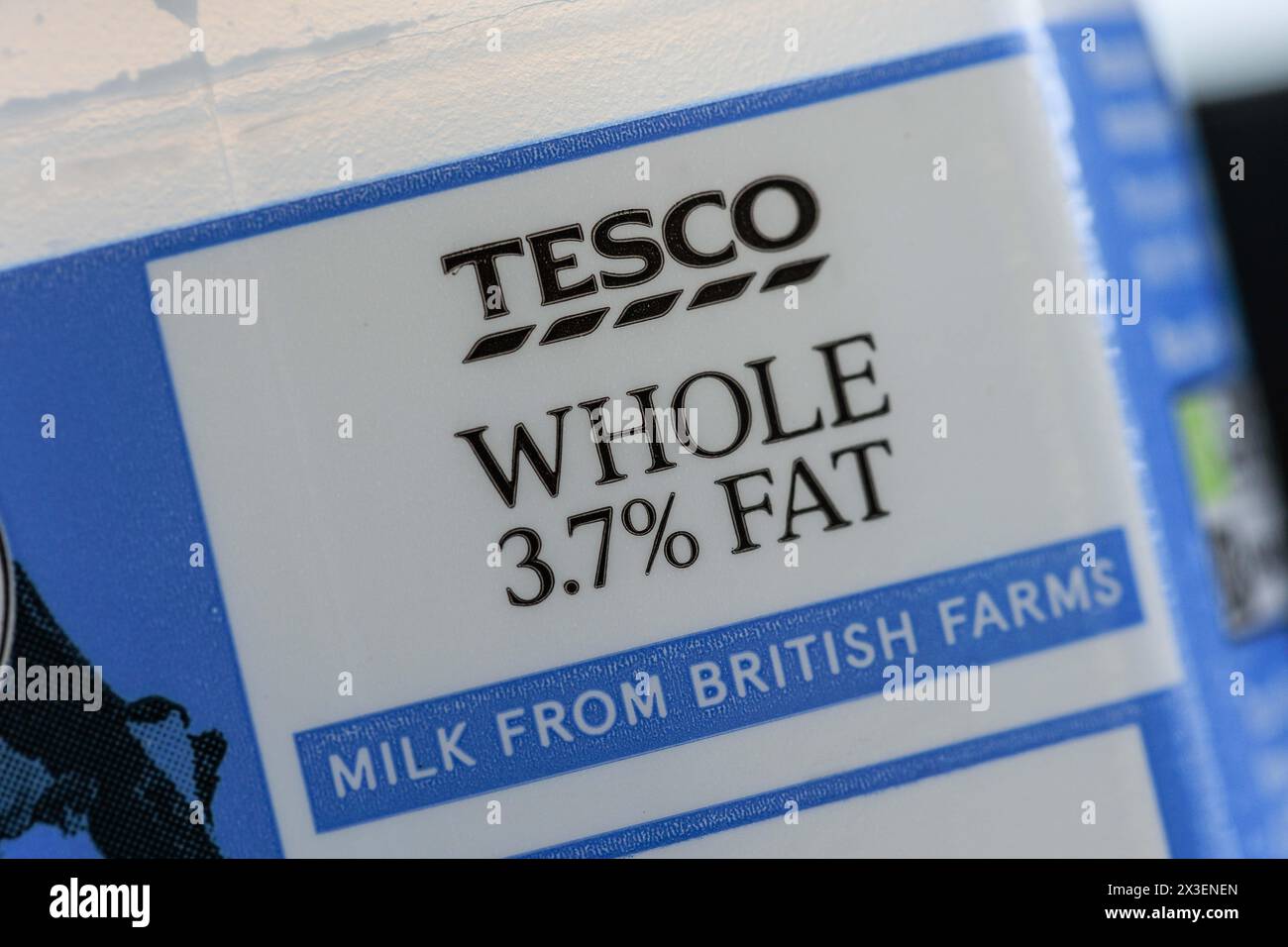 13th April 2024 Tesco milk Stock Photo - Alamy