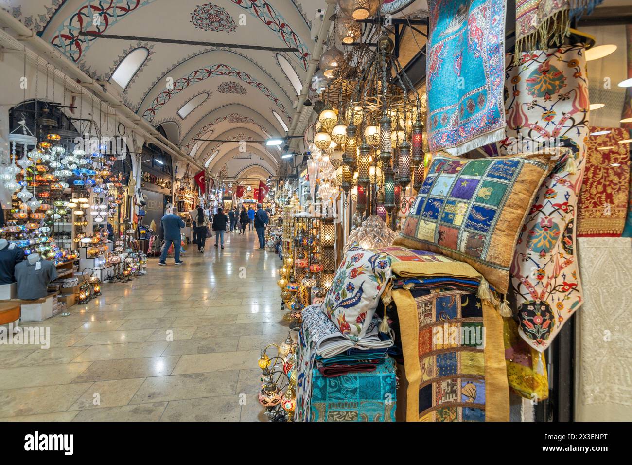 The Grand Bazaar (Covered Bazaar, Kapalicarsi) in Fatih District of ...
