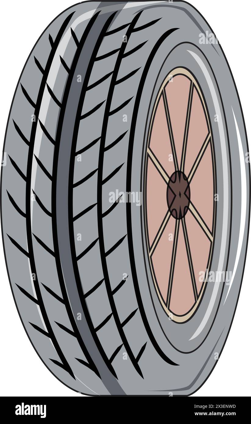 Tyre vector illustration Stock Vector Image & Art - Alamy