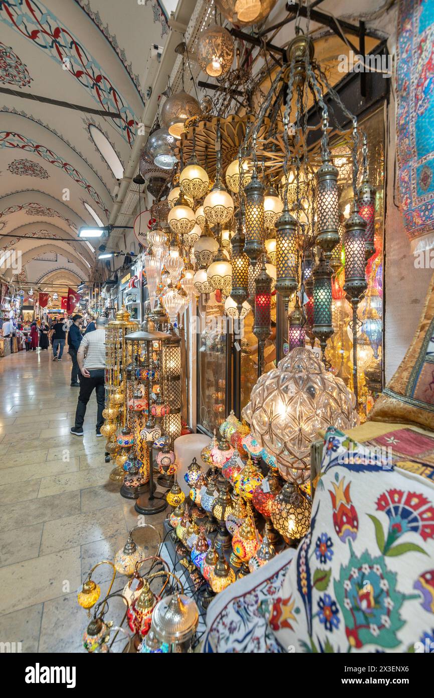 The Grand Bazaar (Covered Bazaar, Kapalicarsi) in Fatih District of ...