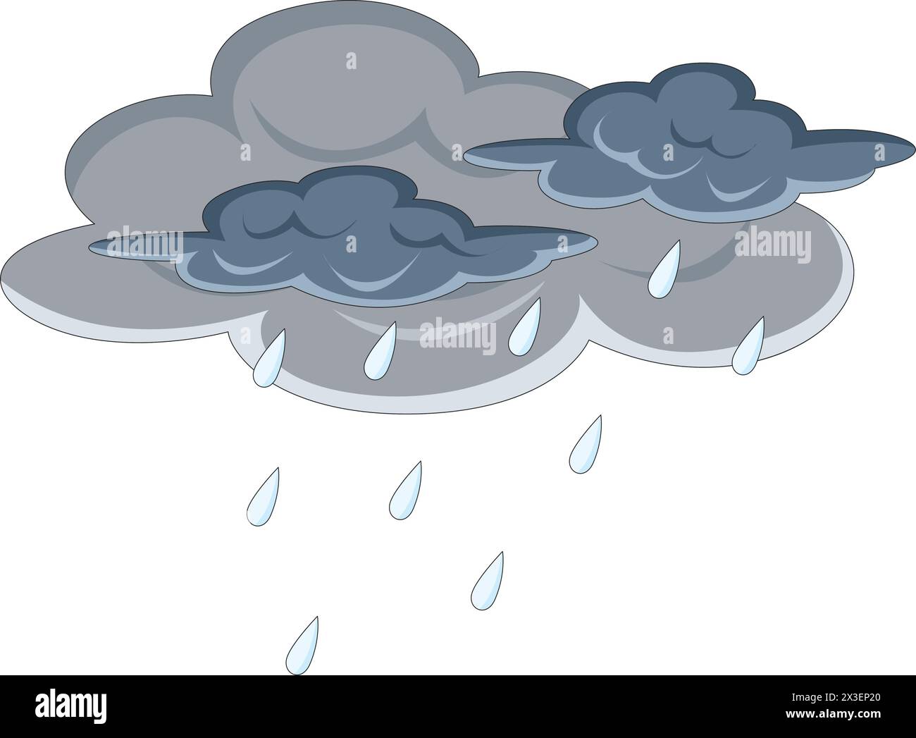 Rainy season vector illustration Stock Vector Image & Art - Alamy