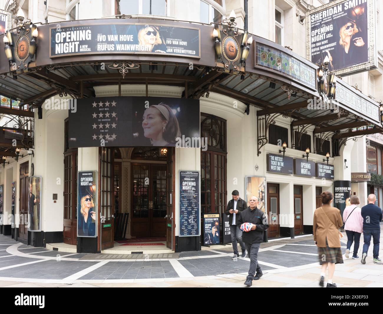 'Opening Night' musical at the Gielgud theatre, London, England, April ...