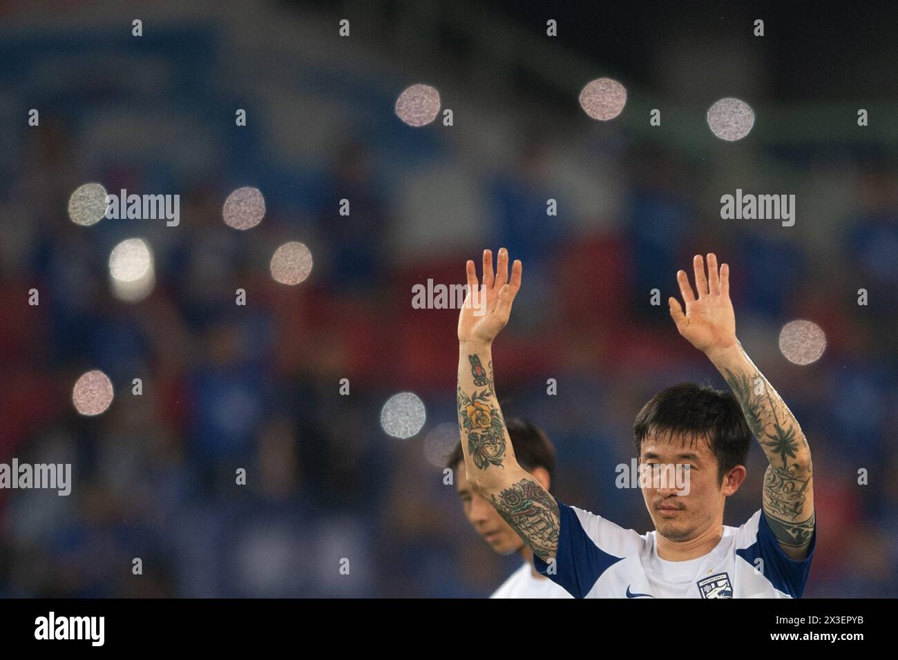 Wuhan, China's Hubei Province. 26th Apr, 2024. Jiang Zhipeng of Wuhan ...