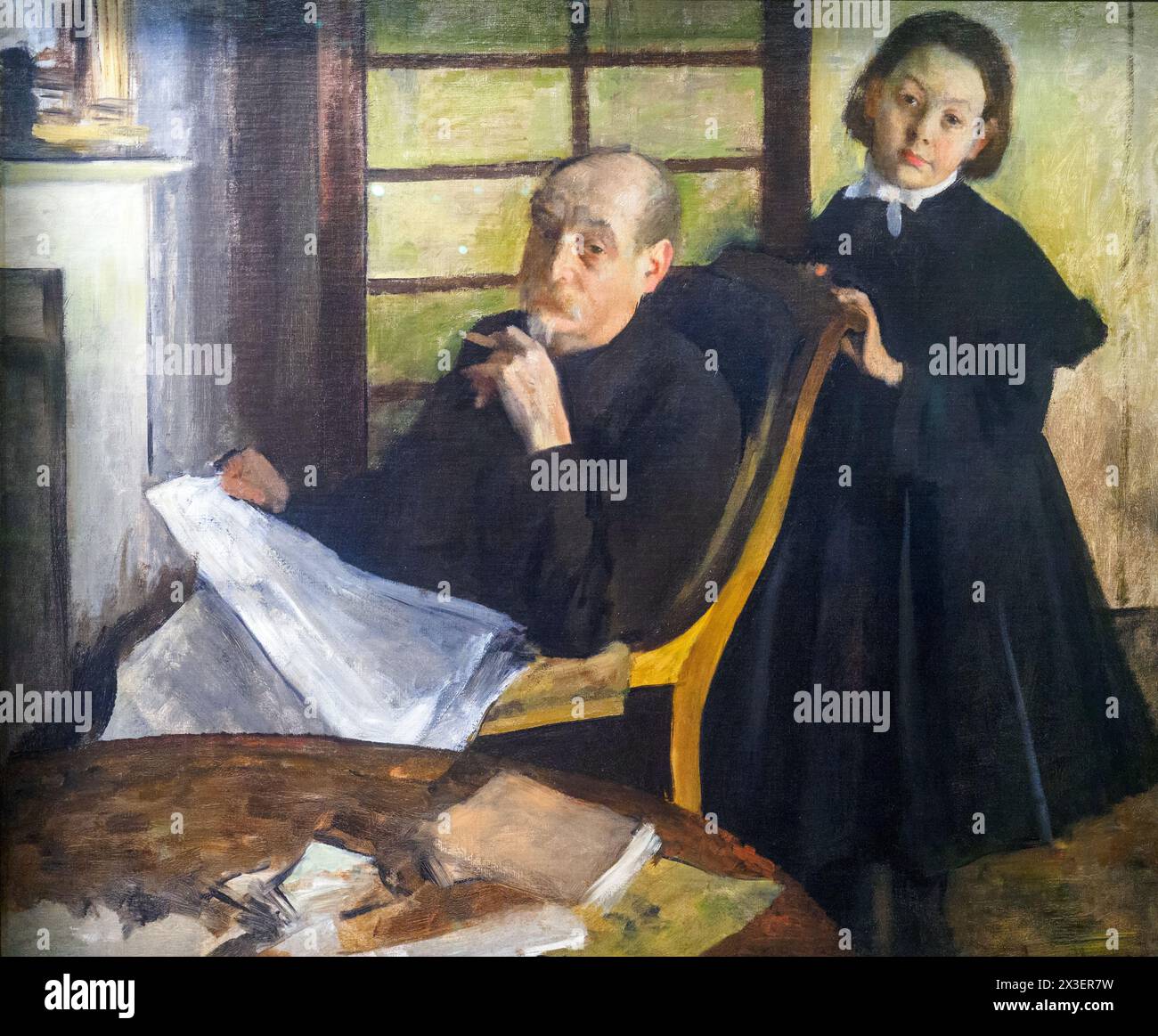 Henri and his Niece Lucie Degas (the Artist's Uncle and Cousin) by ...