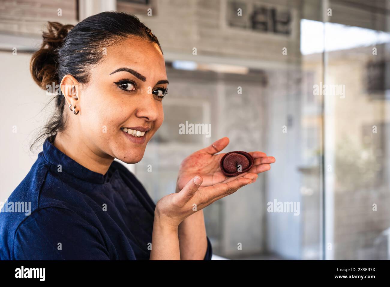 Moroccan chef crafting Italian tortello, blending traditions with ...
