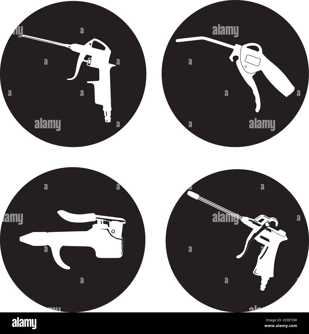 Air blow gun Stock Vector Images - Alamy