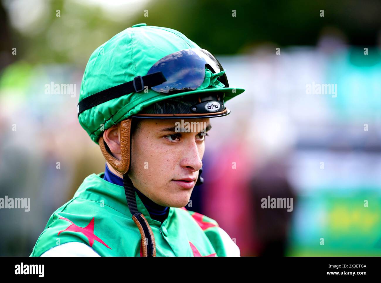 Jockey Pierre-Louis Jamin prior to competing in the Nordoff & Robbins ...