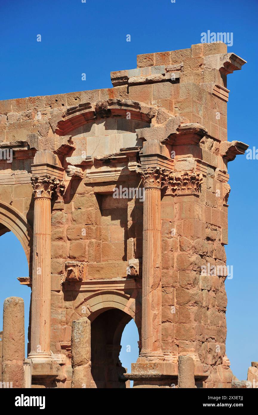 TOURISM - CULTURE - ARCHAEOLOGY - ALGERIA. Arch of Trajan - Roman ruins ...