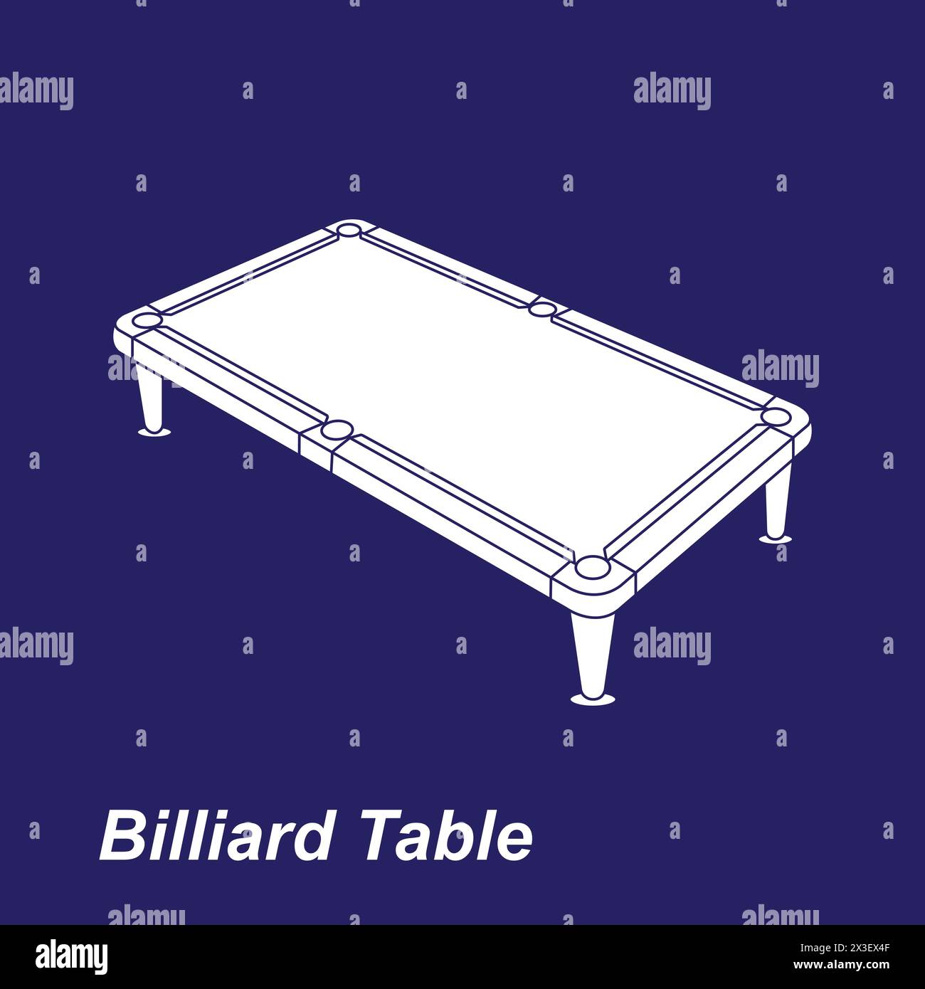Billiard table icon vector illustration symbol design Stock Vector ...