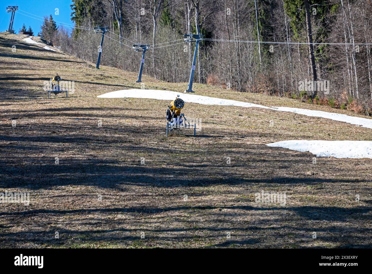 Snowmaking process hi-res stock photography and images - Alamy