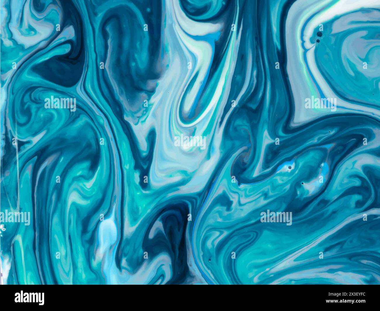 liquid paints in slow blending flow. vector abstraction of liquid ...