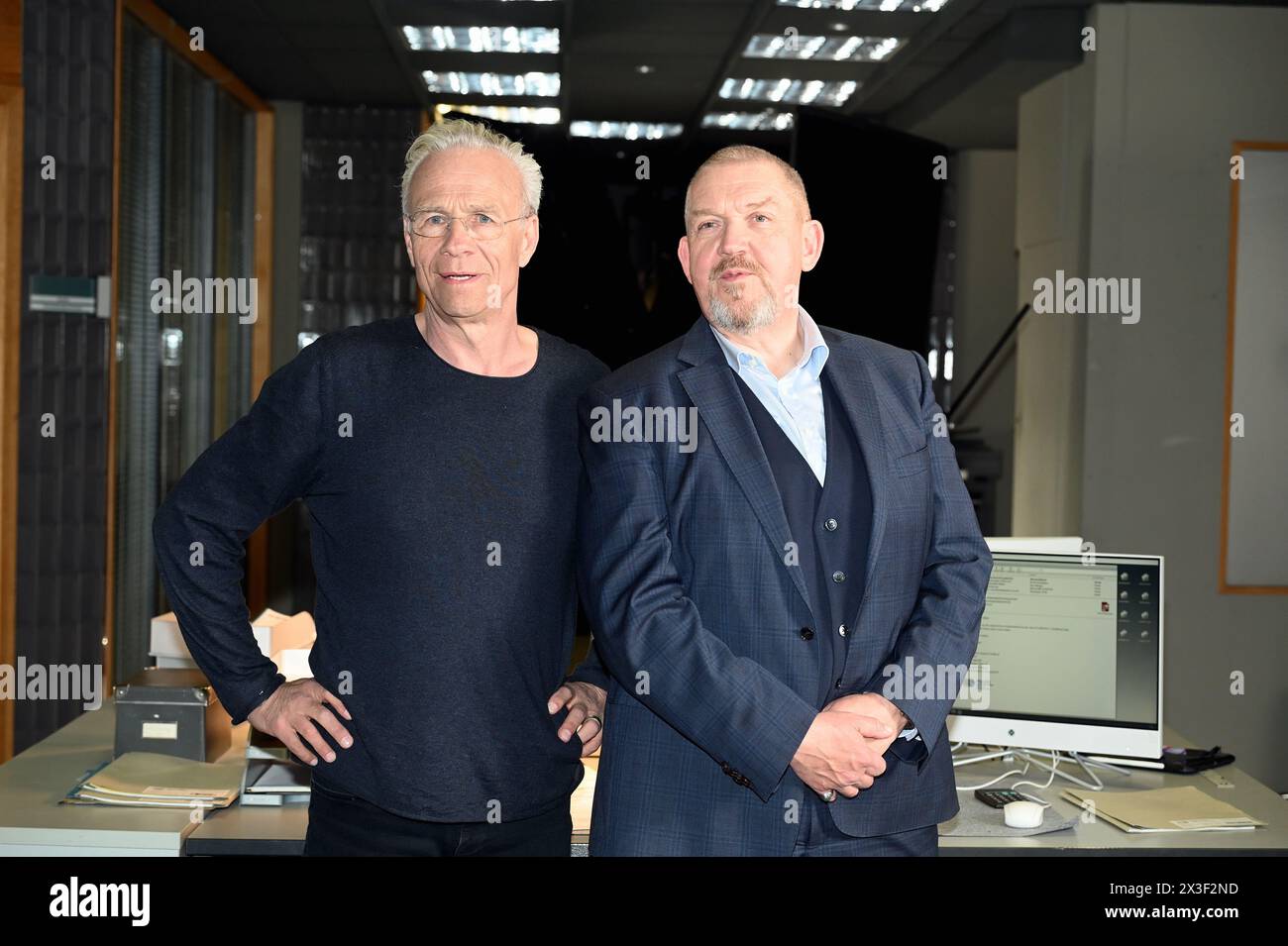 Cologne, Germany. 26th Apr, 2024. Actors Klaus J. Behrendt ...