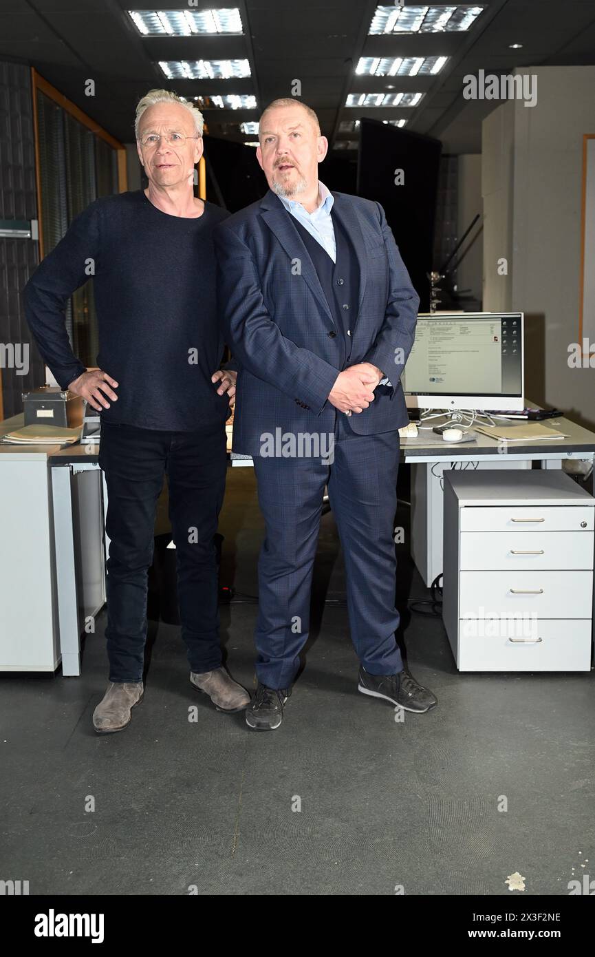 Cologne, Germany. 26th Apr, 2024. Actors Klaus J. Behrendt ...