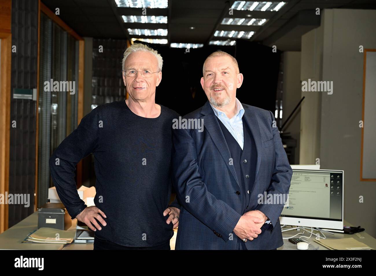 Cologne, Germany. 26th Apr, 2024. Actors Klaus J. Behrendt ...