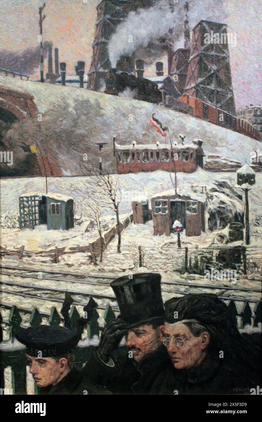 War Winter, 1917 Hans Baluschek Stock Photo - Alamy