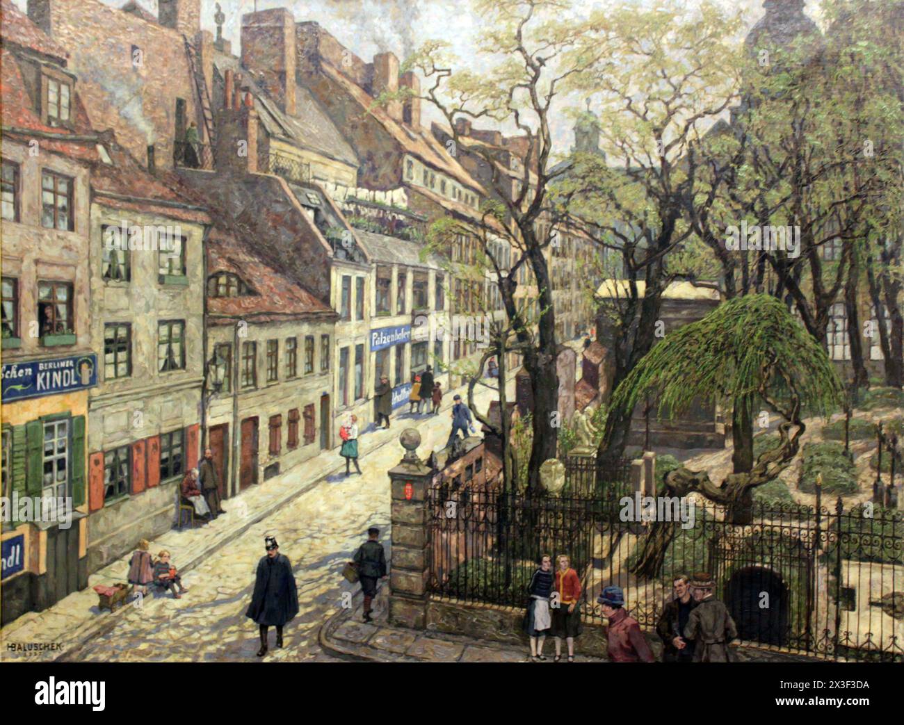 More details Orphan Street, Berlin, 1927 Hans Baluschek Stock Photo - Alamy